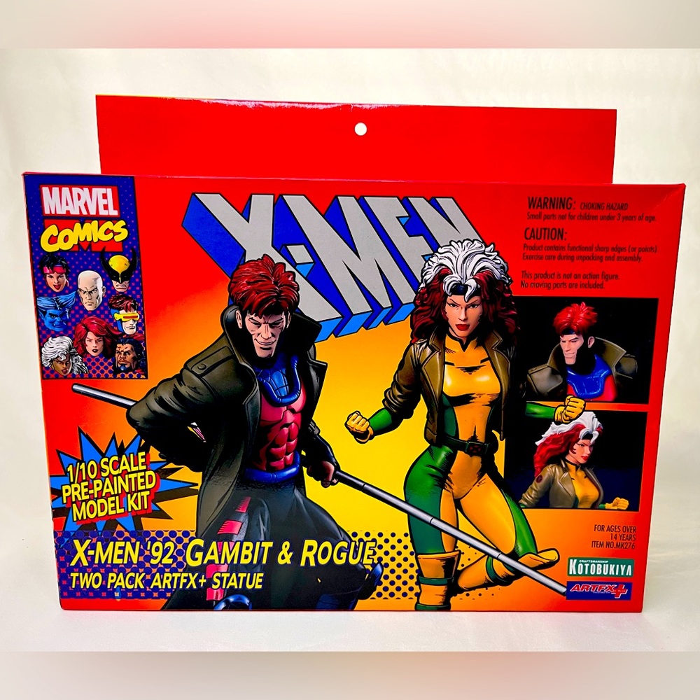 X-Men ‘92 Gambit & Rogue Rtfx+Statue - Gem